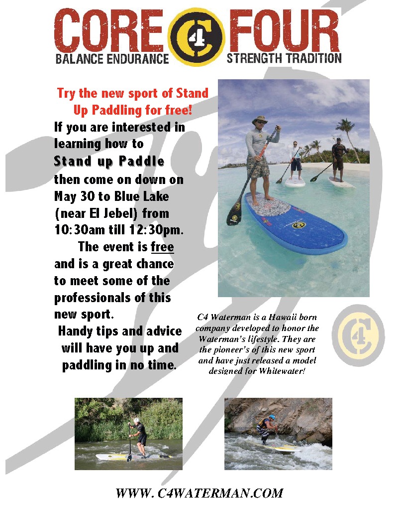 C4 Waterman Colorado SUP Demo at Stand Up Paddle Surfing in Hawaii ...